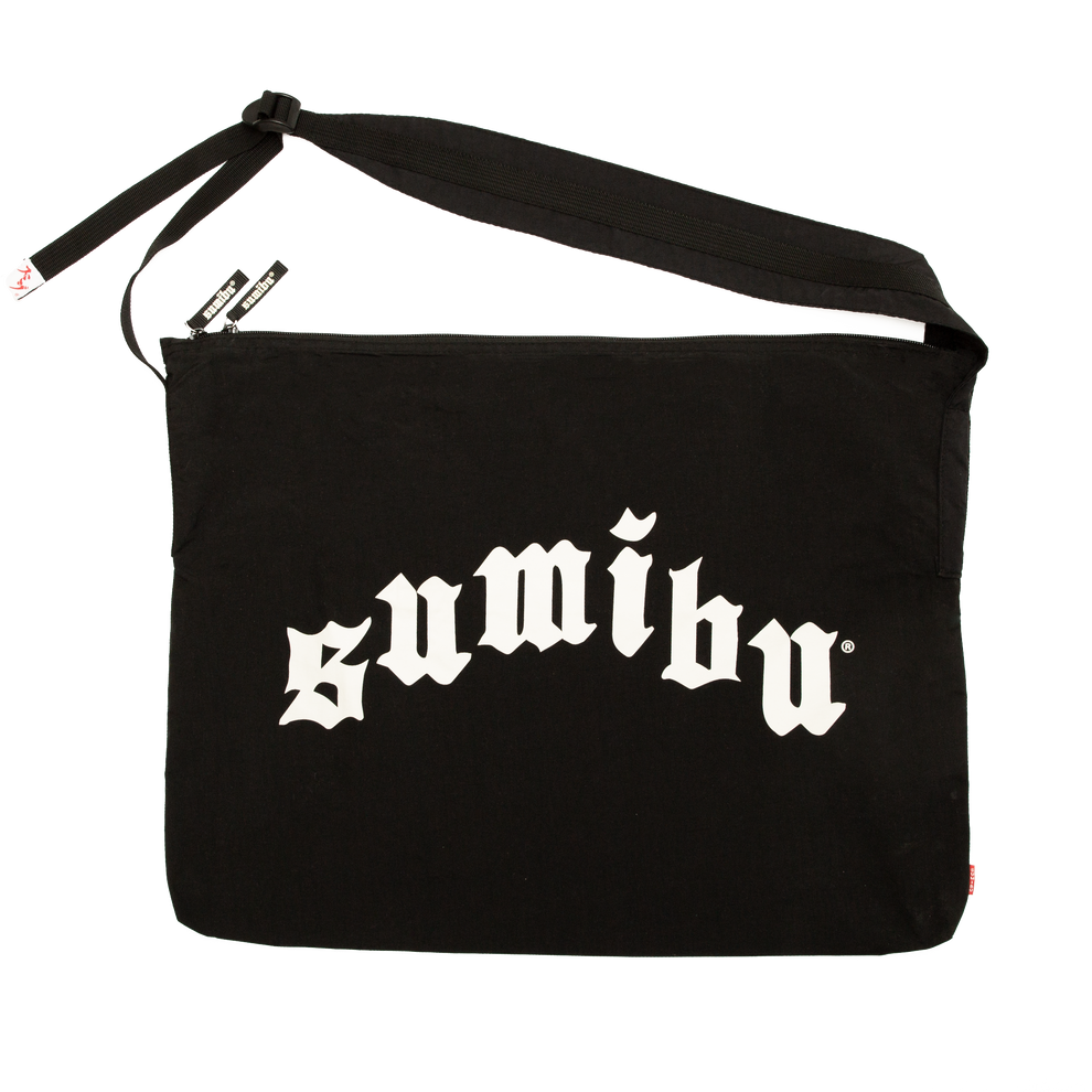 Ol' Sumibu Satchel Bag | Black - White - - Smib